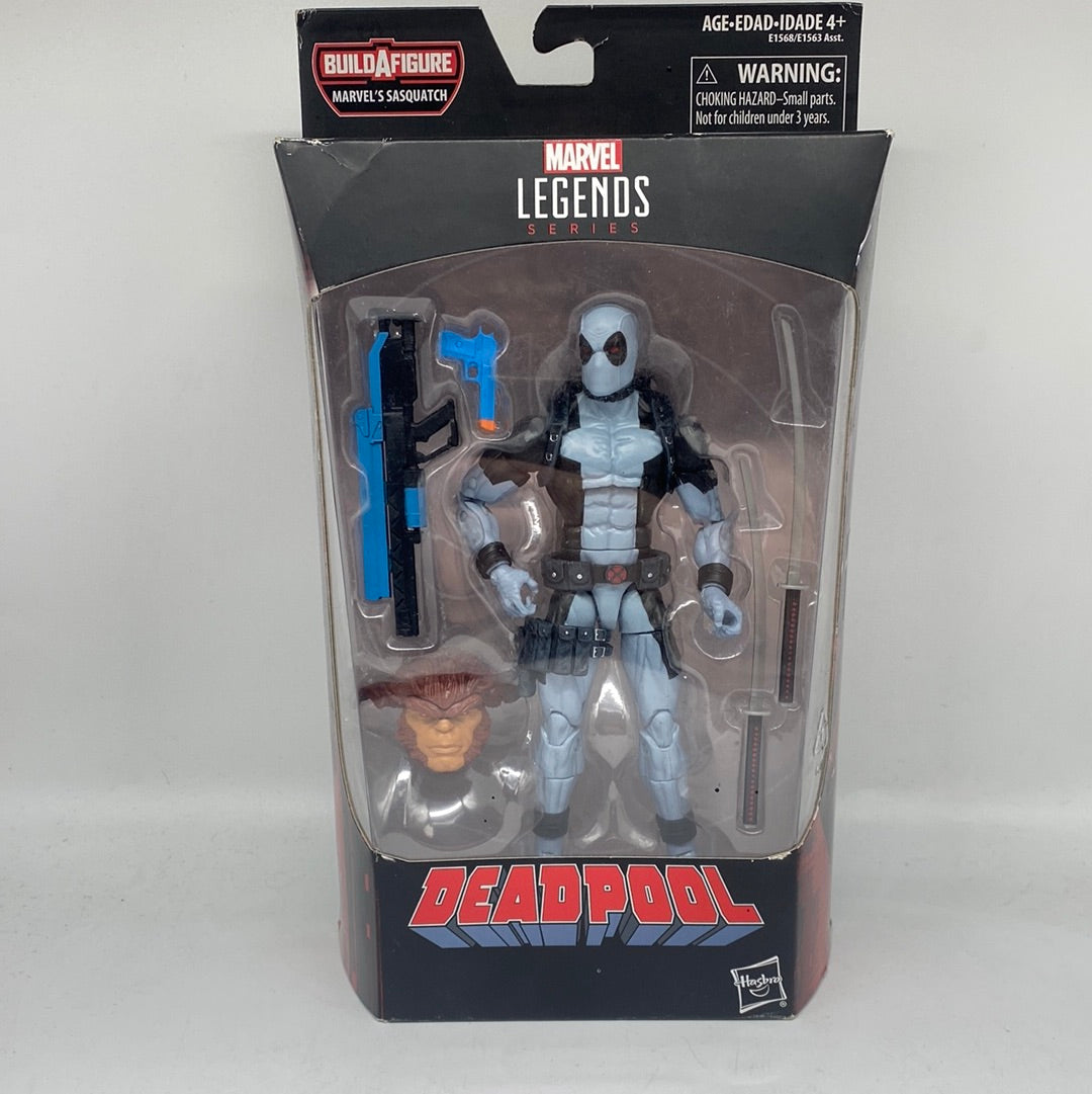 Marvel Legends Gray Deadpool X-Force 6" Figure BAF Sasquatch Hasbro