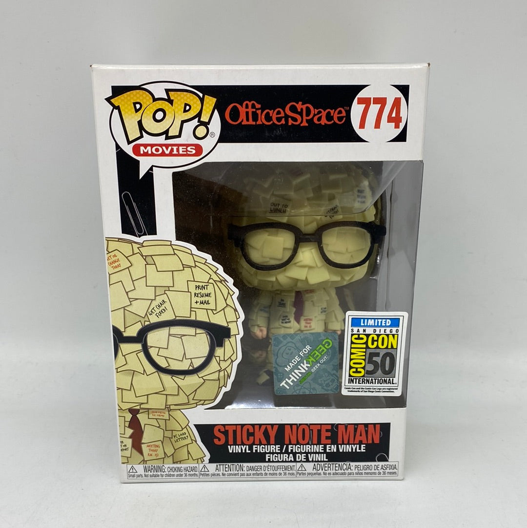 Funko Pop! Movies Office Space: Sticky Note Man #774 Vinyl Figure Made