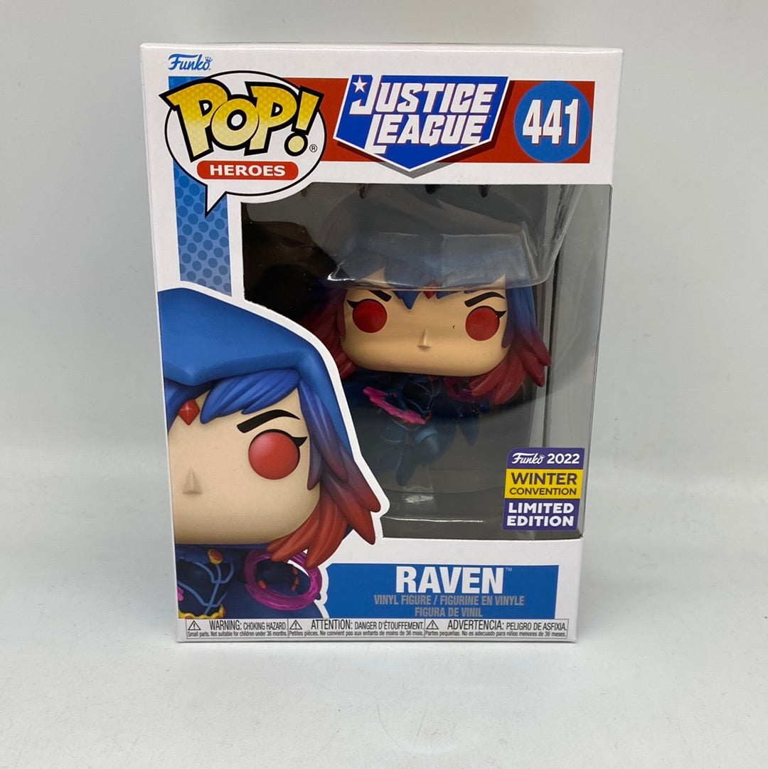 Funko Pop! heroes Justice League: Raven #441 Vinyl Figure 2022 Winter