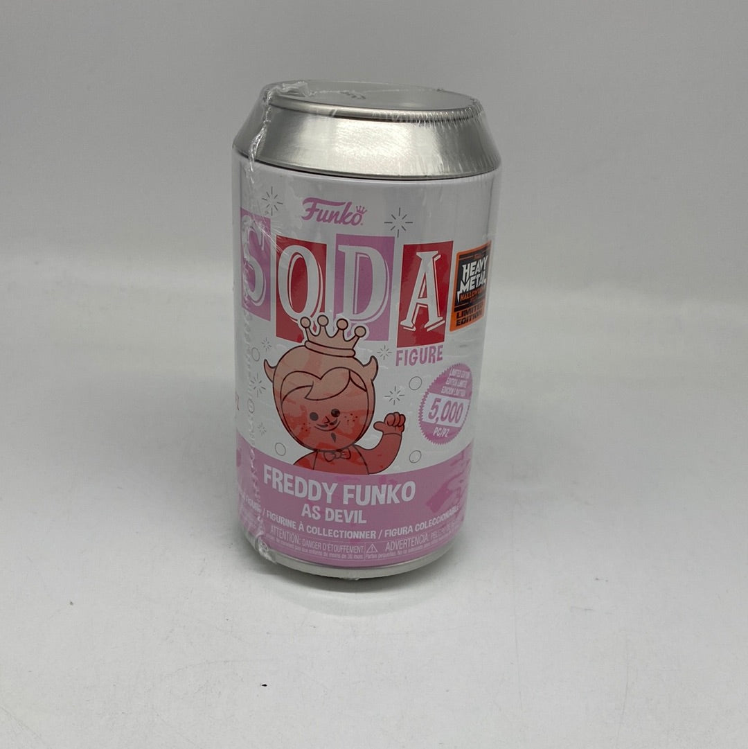 Funko Soda Freddy As Devil Heavy Metal Halloween NYCC 5000 Pieces Seal