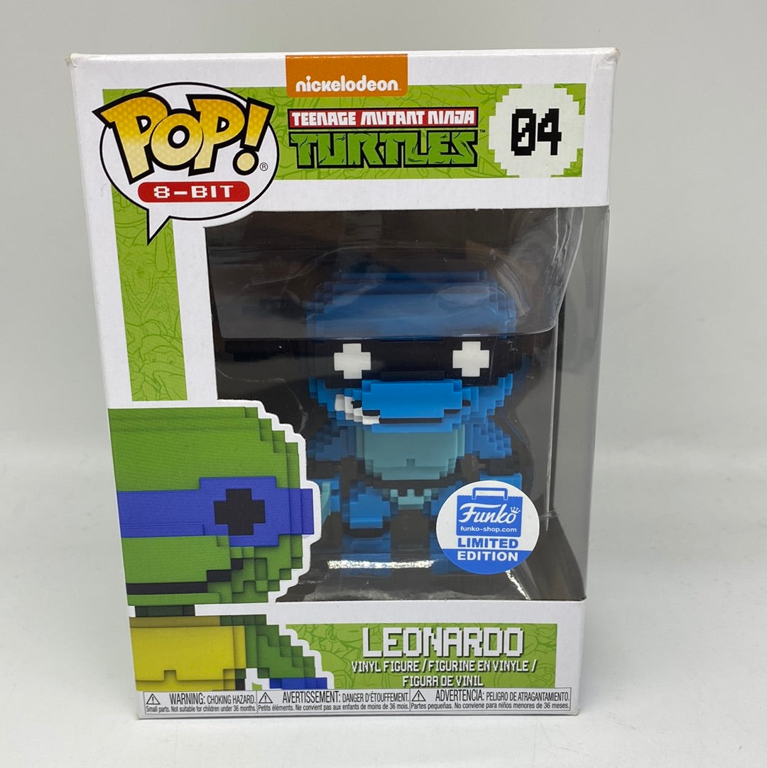 Funko Pop! 8-Bit Teenage Mutant Ninja Turtles Leonardo #04 Vinyl Figur