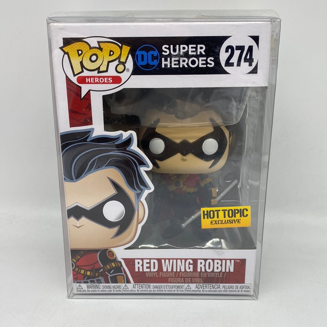 Funko Pop! DC Super Heroes: Red Wing Robin #274 Vinyl Figure Hot Topic