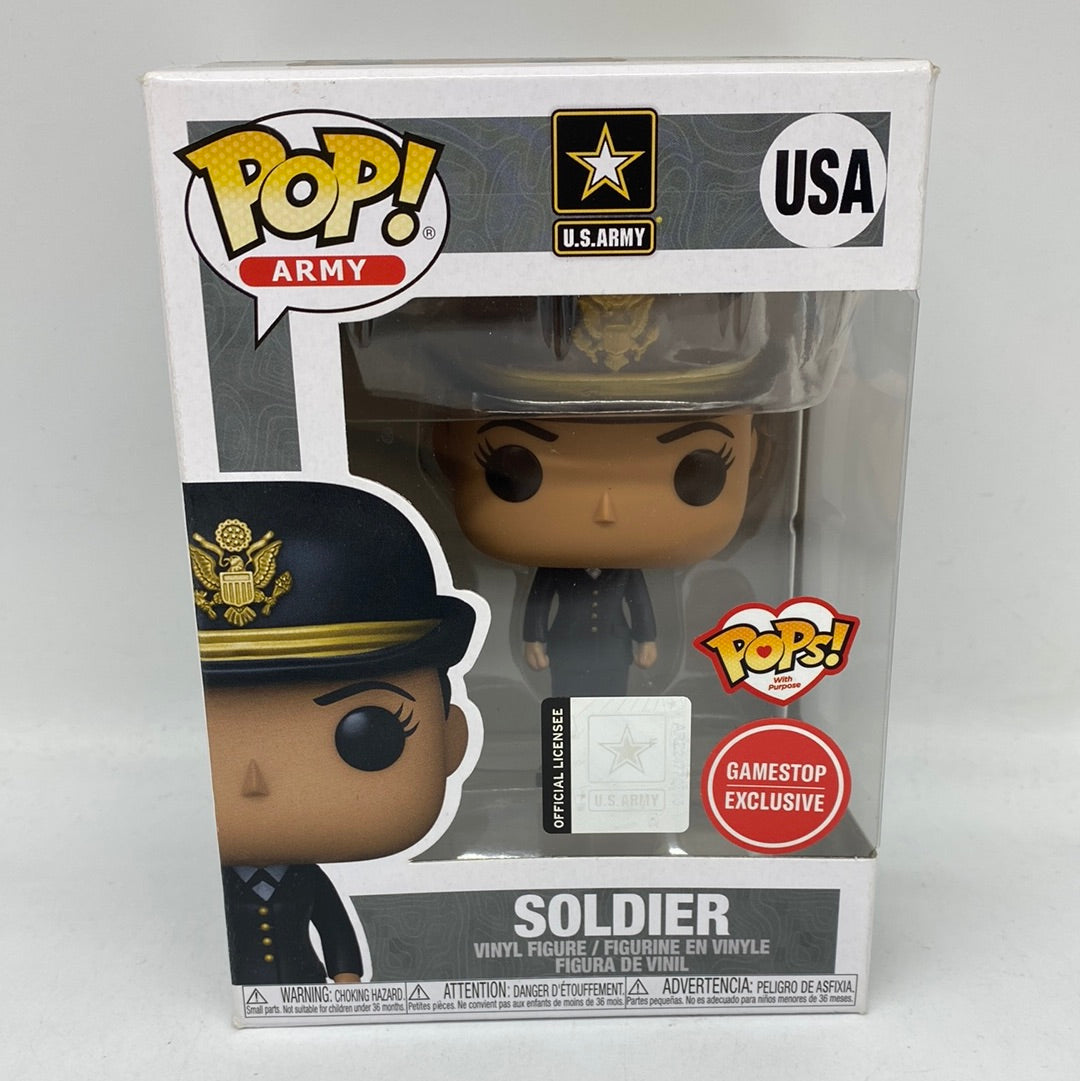 Funko Pop! Pops with Purpose U.S. Army: Soldier Military Army Female