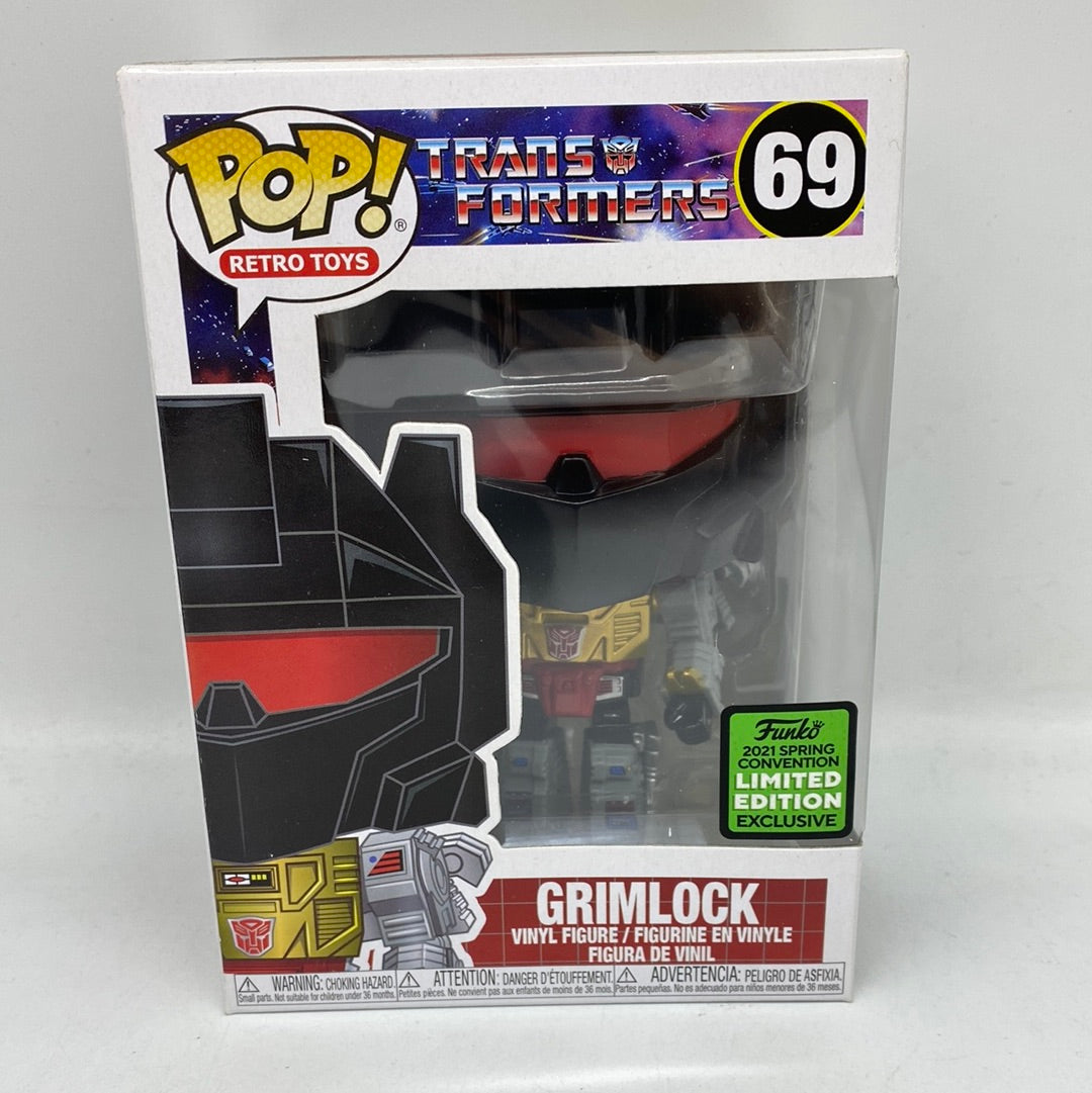 Funko Pop! Retro Toys Transformers: Grimlock #69 Vinyl Figure 2021 Spr