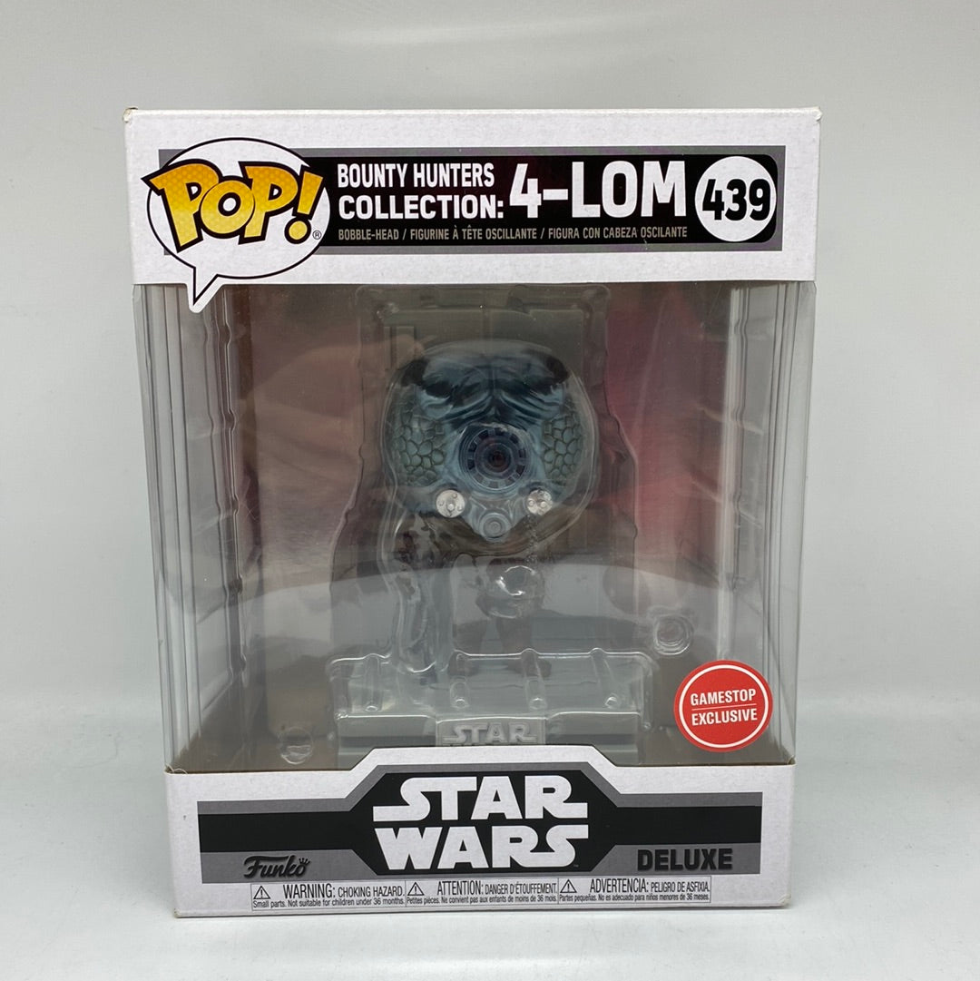 Funko Pop! Deluxe Star Wars - Bounty Hunters Collection: 4-Lom #439 Bo