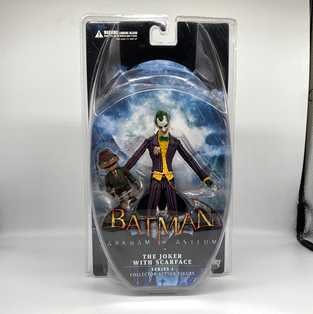 BATMAN Arkham Asylum DC Collectibles "The Joker with Scarface" Action