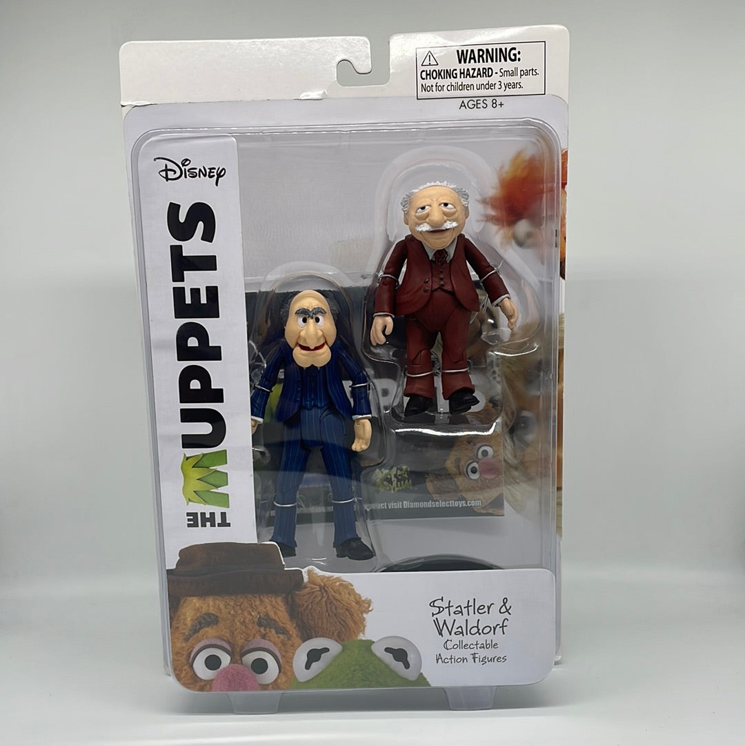 STATLER & WALDORF Action Figures THE MUPPETS Diamond Select Toys DISNE