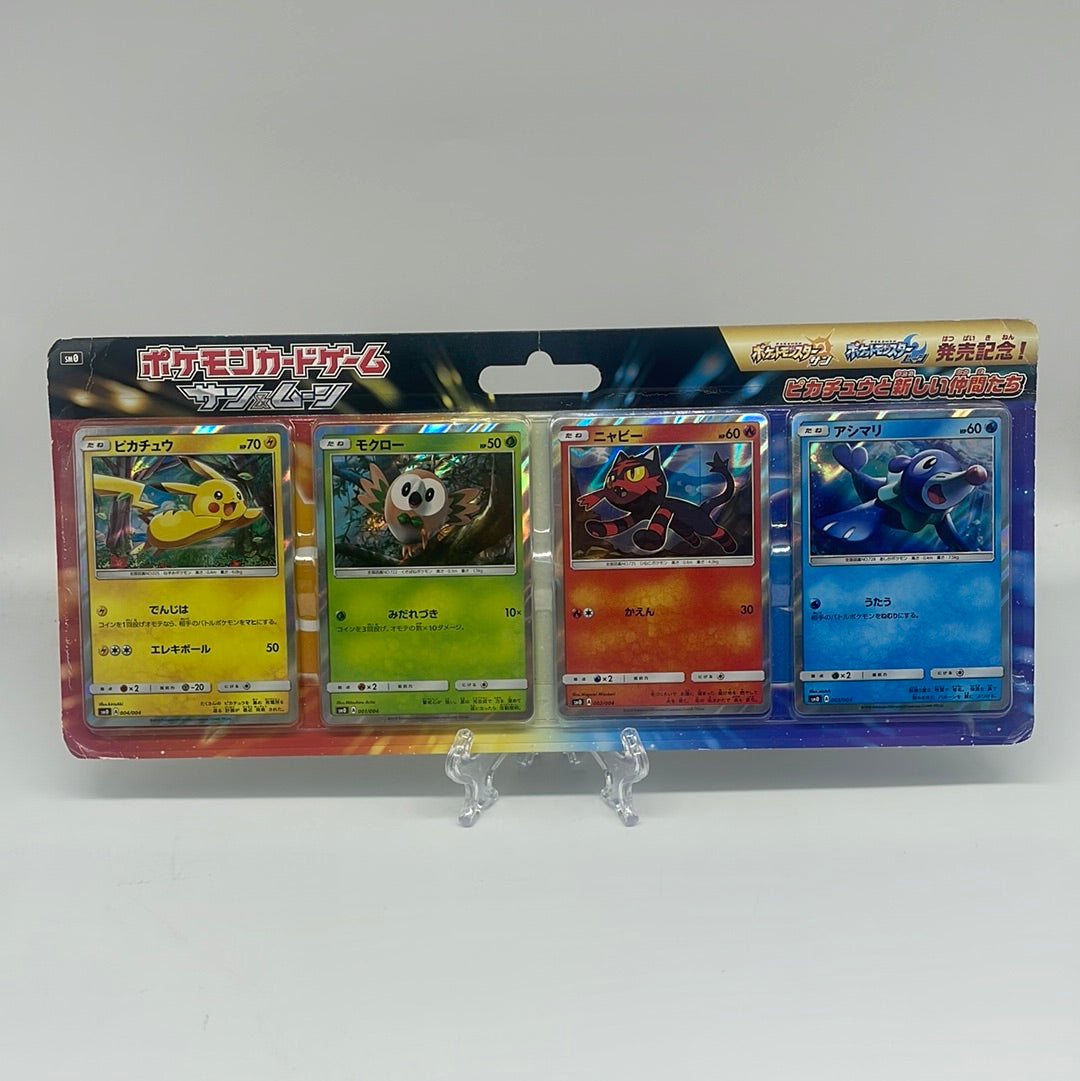 NEW Pokemon Card GEME Sun & Moon "Pikachu & New friends" 2019 From Jap