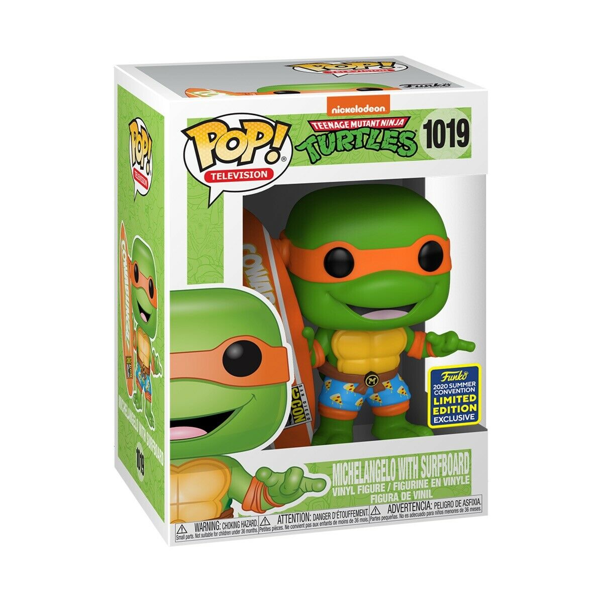 Teenage Mutant Ninja Turtles Michelangelo with Surfboard Pop! Vinyl Fi