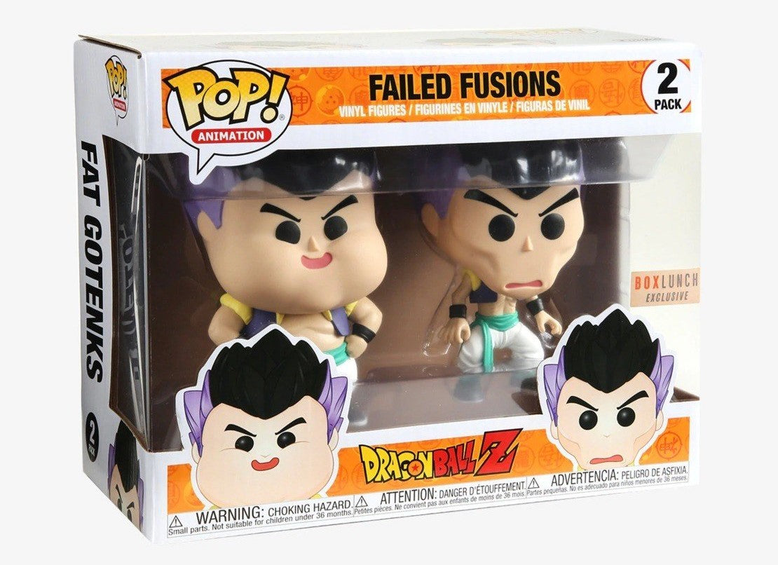 Dragon Ball Z Failed Fusions 2-Pack Box Lunch Exclusive Pop! Vinyl Fig