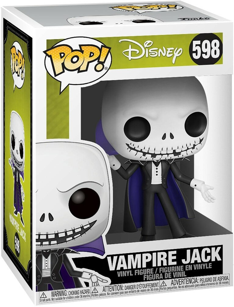 The Nightmare Before Christmas Vampire Jack Pop Vinyl Figure #598