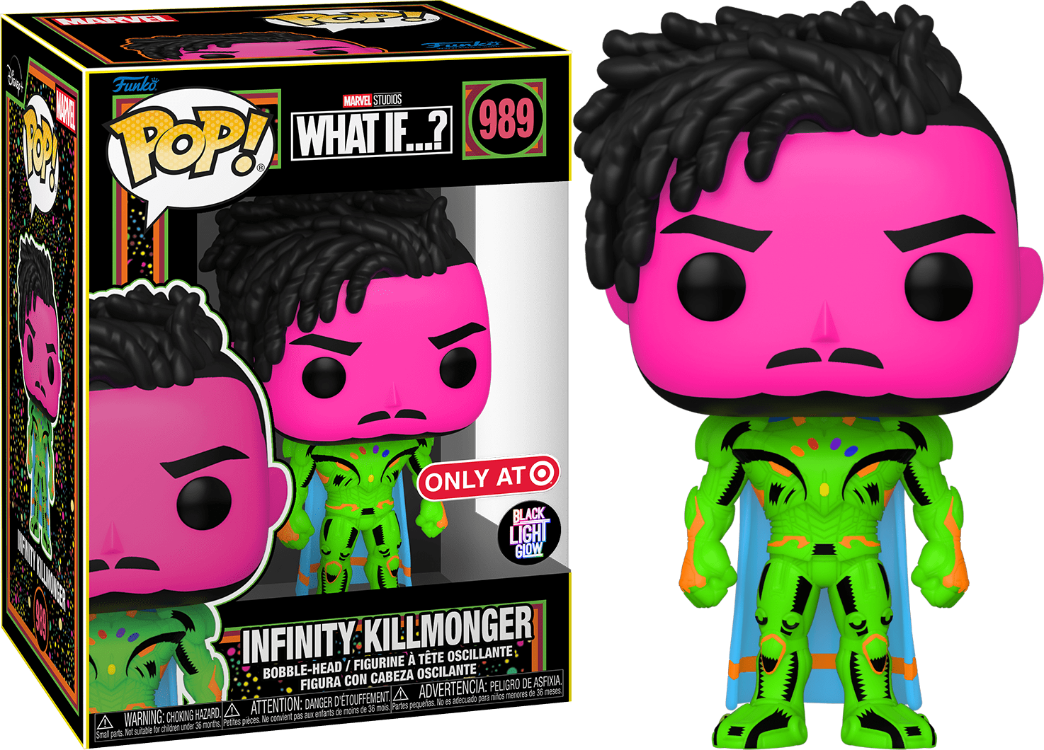 Infinity Killmonger (Blacklight) Target Exclusive Pop! vinyl Figure #9