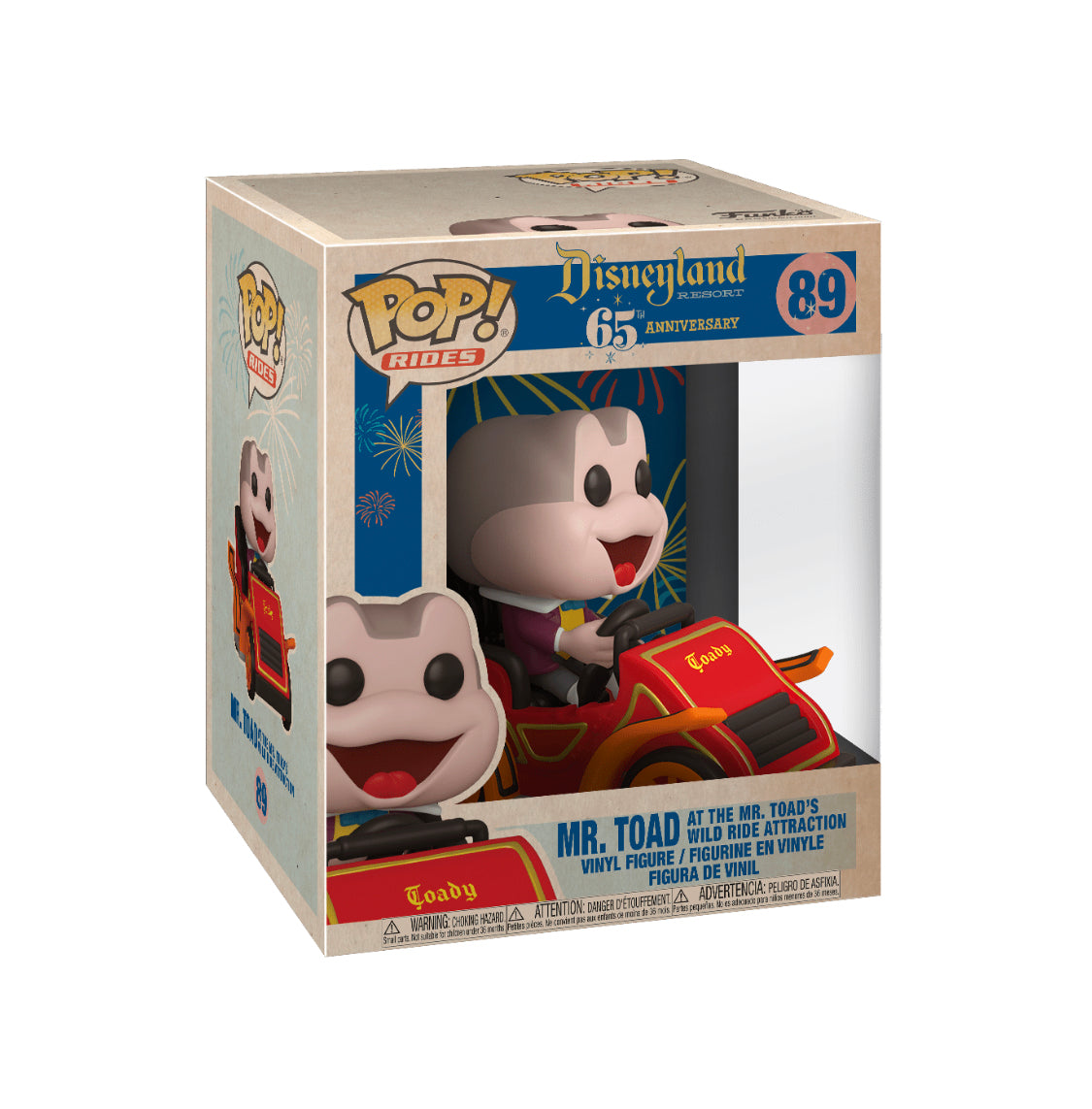 Mr. Toad at the Mr. Toad's Wild Ride Attraction #89 (6-Inch Pop)