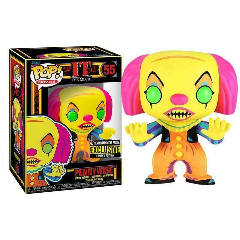 Pennywise (Blacklight) Entertainment Earth Exclusive Pop! Vinyl Figure