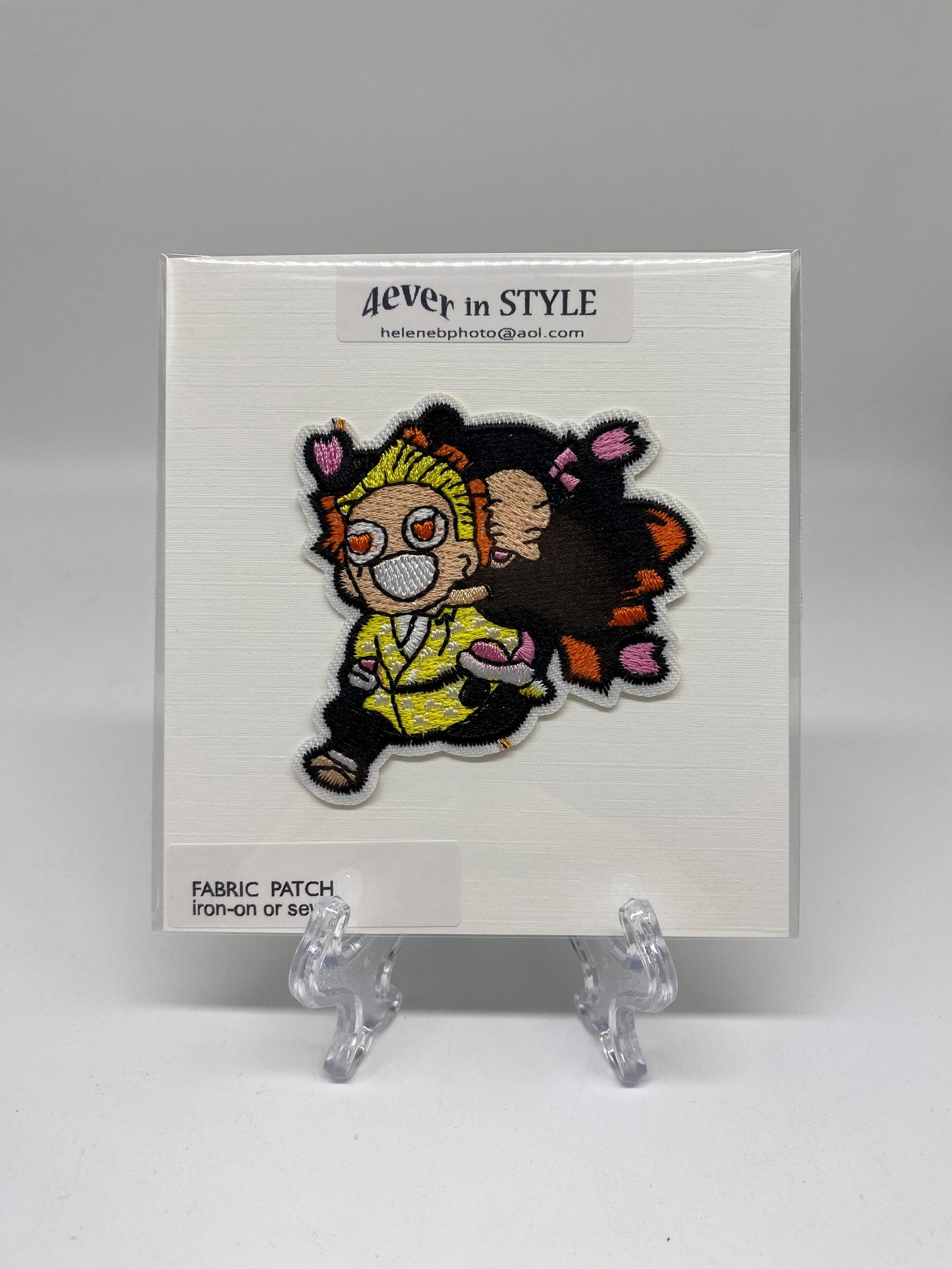 Fabric Patch Demon Slayer Zenitsu & Nezuko