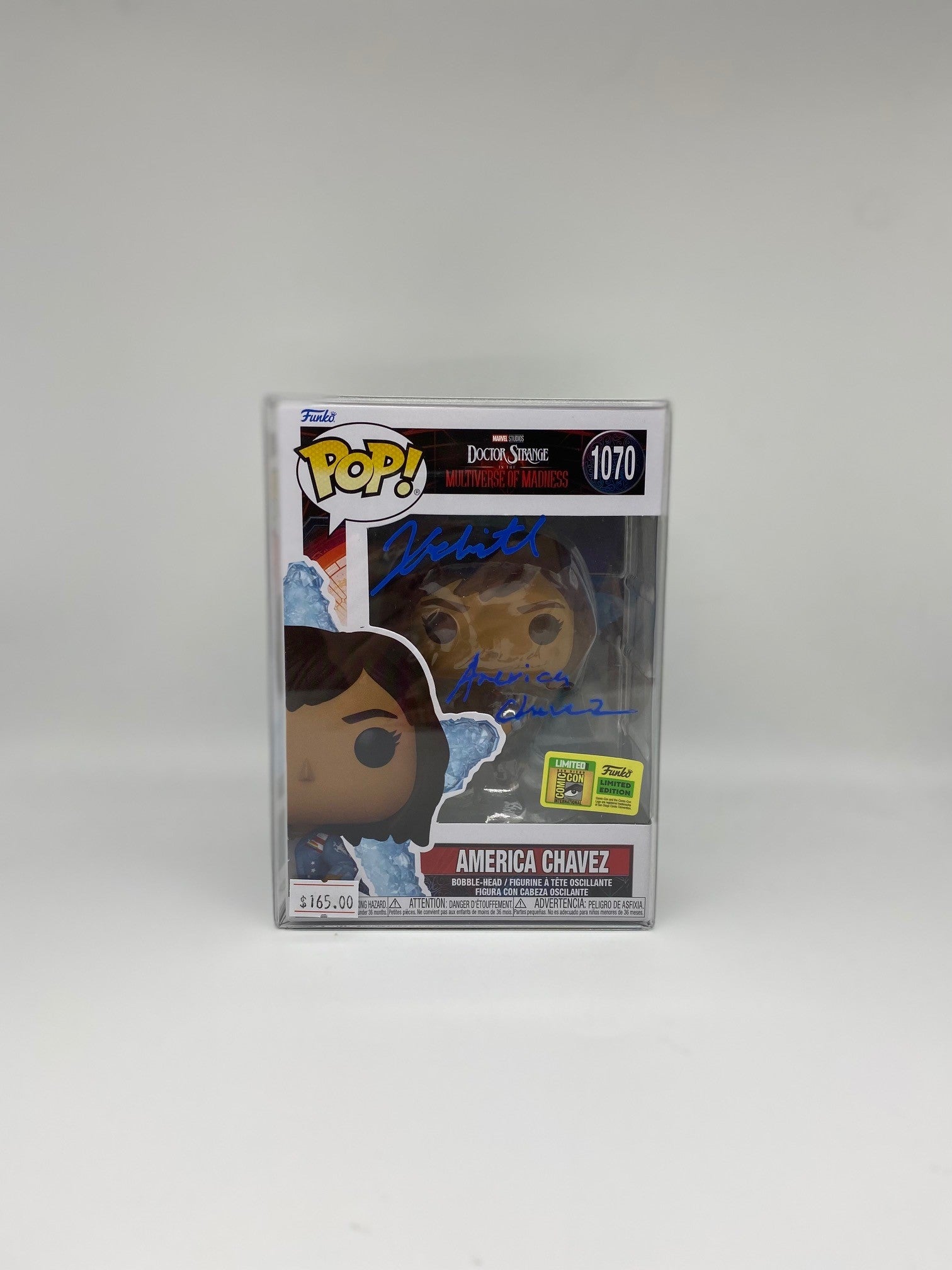 Signed America Chavez Pop! Vinyl Figure #1070