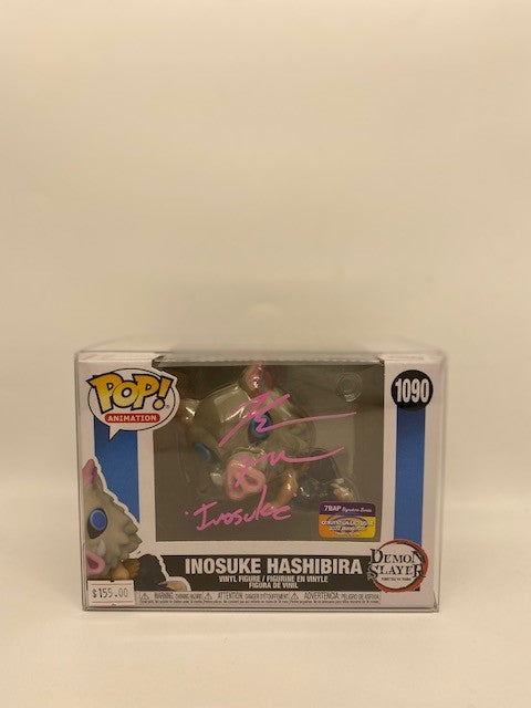 Signed Inosuke Hashibira Funko Pop #1090